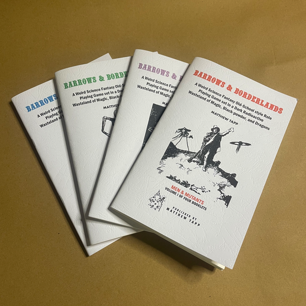 Barrows & Borderlands - 4 Volume Set - Physical + Digital Booklets